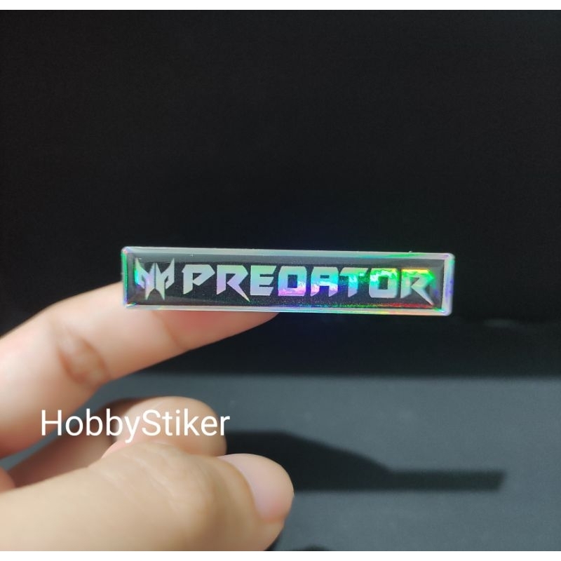 Acer predator gaming embossed sticker for laptop pc computer bezel ...