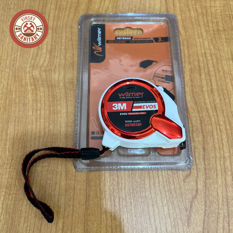 Wilmer Autostop Meter 3m Automatic Stop Meter/ Measure Tape Evos ...
