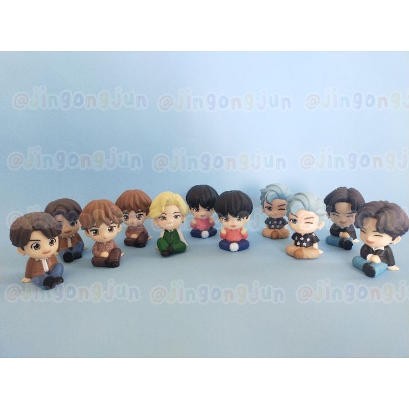 Bts action figure 7 cm tiny tan tinytan idol chibi dynamite jungkook v taehyung suga rm jin ...