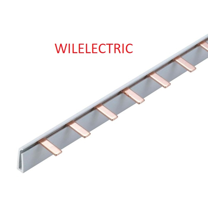 Mcb 1P 1 phase 1m 1 meter copper jumper rail comb Busbar | Shopee ...