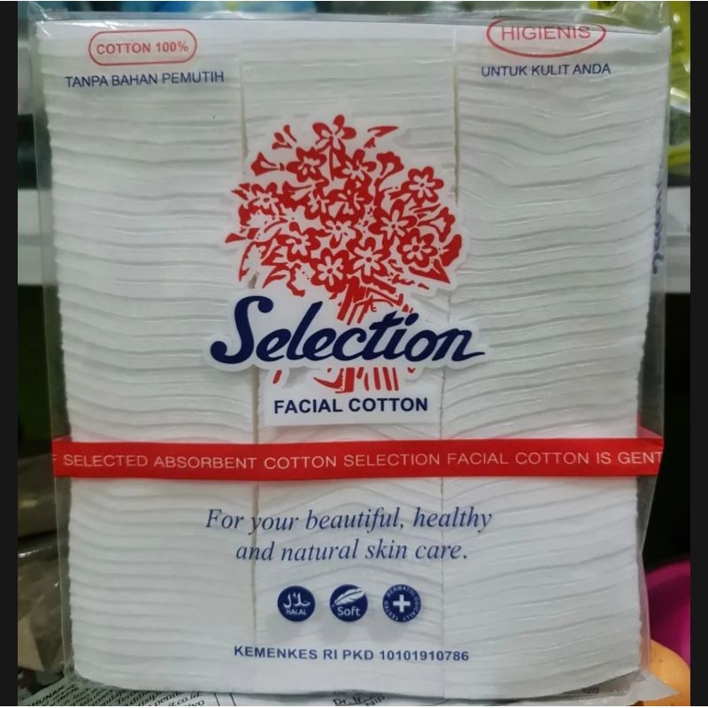 Cotton SELECTION Facial Cotton Box 75gr | Thin Thick Layer Special ...