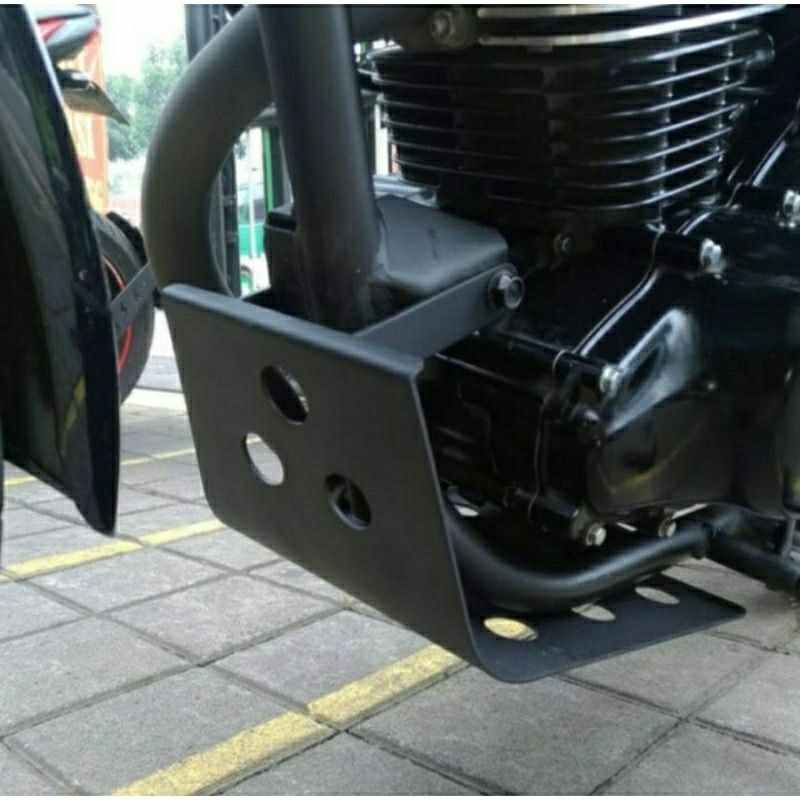 MESIN Kawasaki W175 under/lower engine protector Skidplate.W175 engine ...