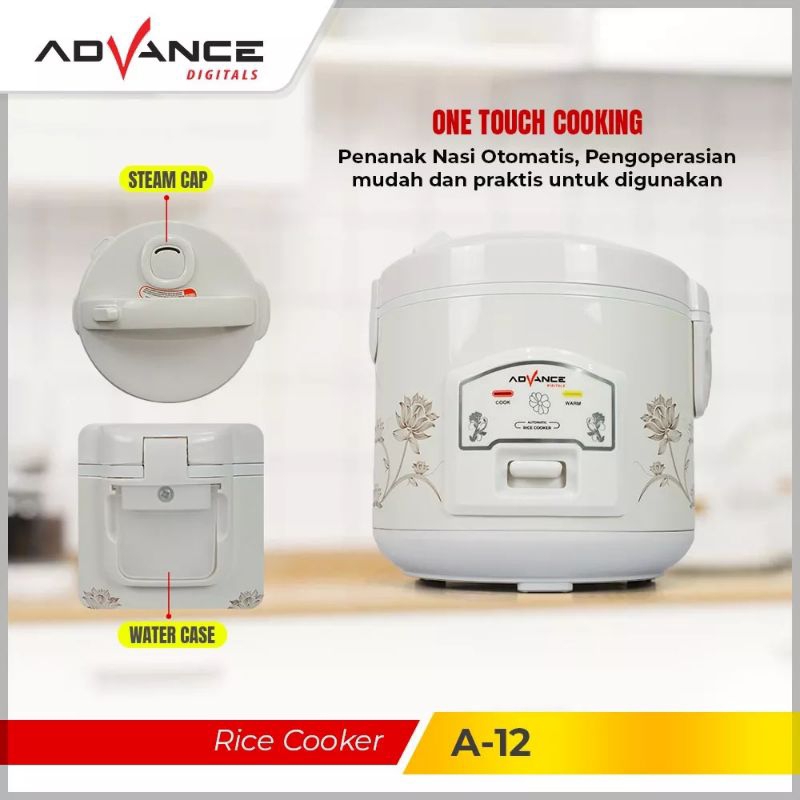 Rice Cooker Advance Magic Com Advance 1,2 Liter A12 1,8 Liter G20 ...