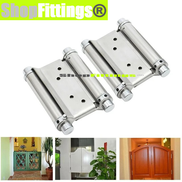 Cowboy Hinges PER Cafe Bar Pendulum Door Hinge Spring Double Action x 1 ...