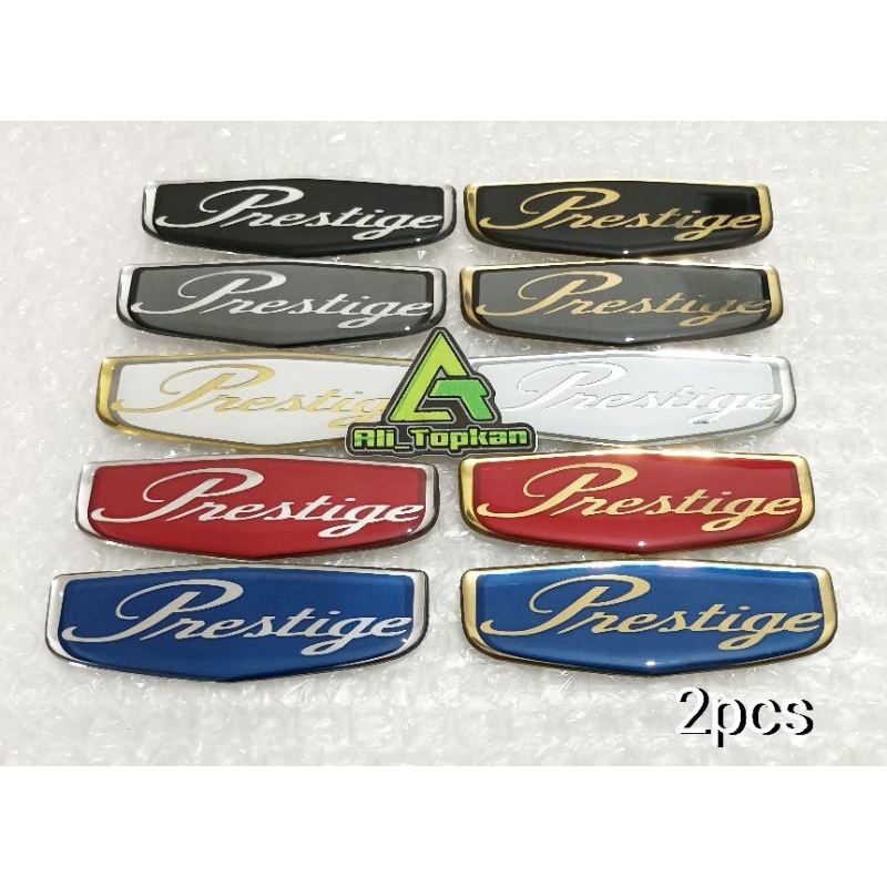 A Pair Of Prestige PCX ADV Vario Beat Embossed Sticker Emblems | Shopee ...