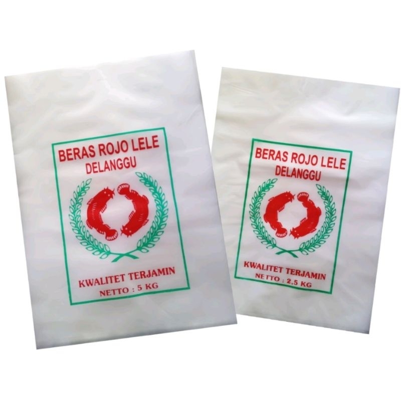 Plastic RICE PACKAGING ROJO LELE 2,5KG/5KG CONTENTS 50 SHEETS | Shopee ...