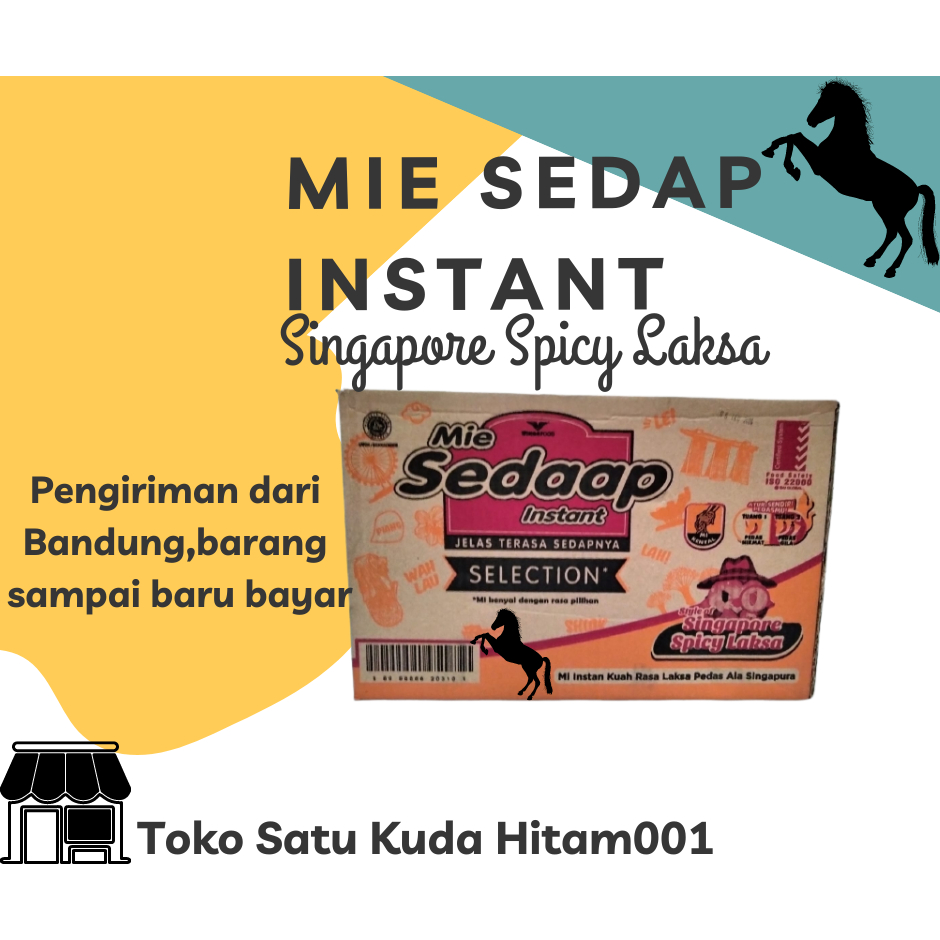 Mie sedap Singapore Spicy Laksa [83g/40 Pcs/Dus] | Shopee Philippines