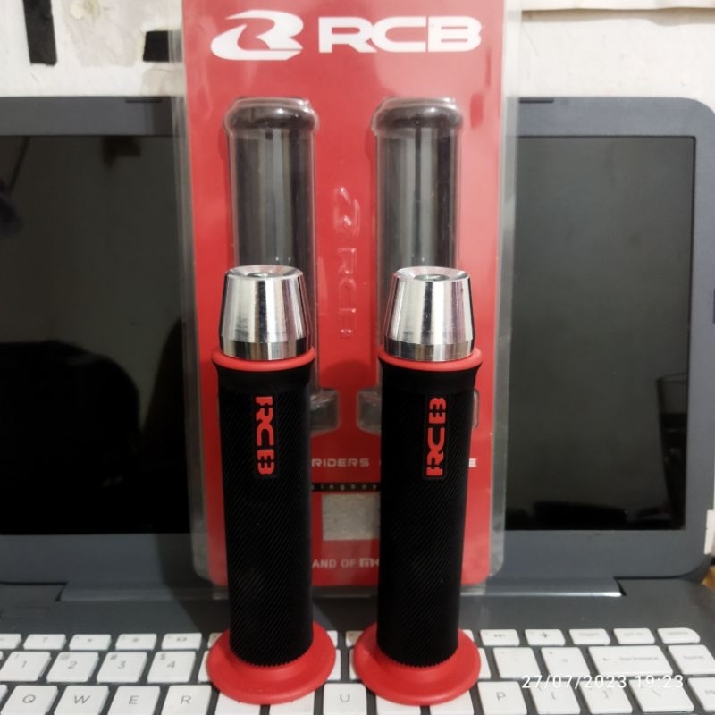 Handgrip Grip+Jalu Handlebar RCB Set Left Right Beat Mio Vario Nmax ...