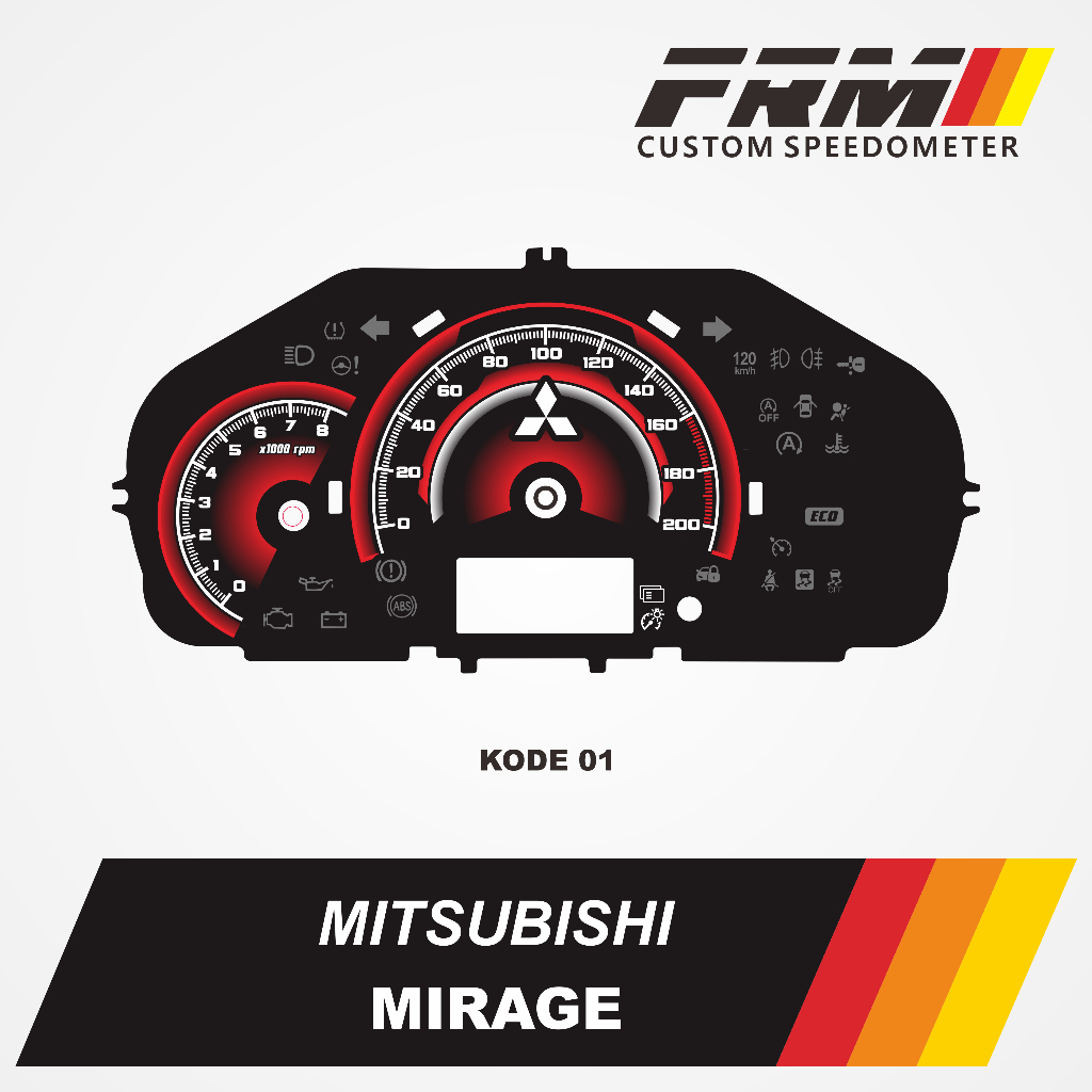 Mitsubishi mirage custom speedometer board speedometer Panel | Shopee ...