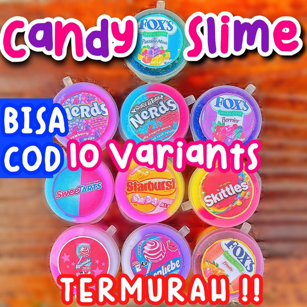 Candy SLIME Package (1 Package Contains 10 PCS) | Shopee Philippines