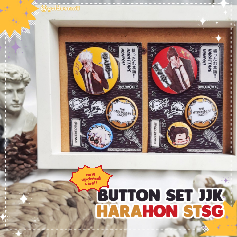 Jjk - HARAIN STSG Button Set Jujutsu Kaisen Button Pin Pin Anime JJK ...