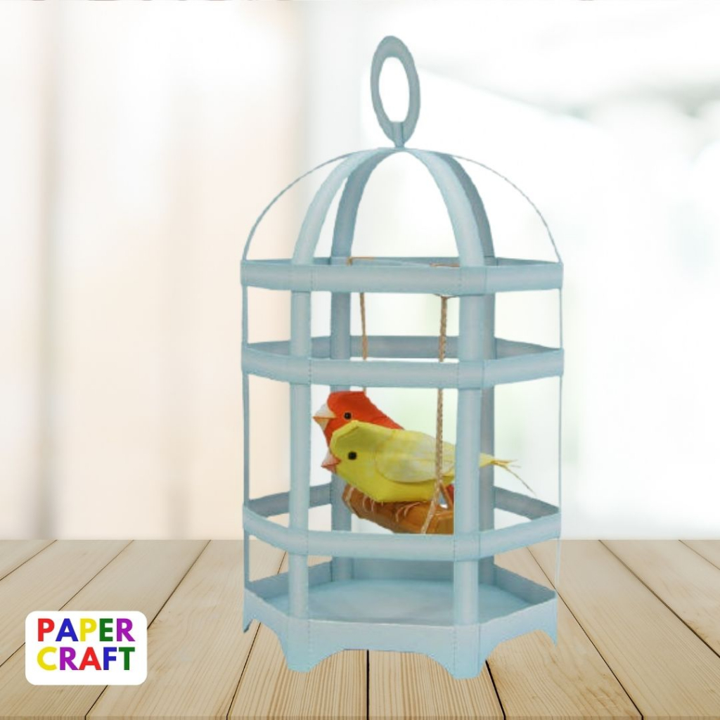 (DIY) Canary Bird Papercraft - Animal Series - Print Paper Craft ...