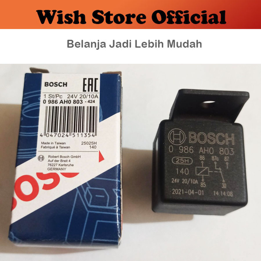 Reley RILEY RELAY BOSCH 5ft 24V 87A Circuit Breaker | Shopee Philippines