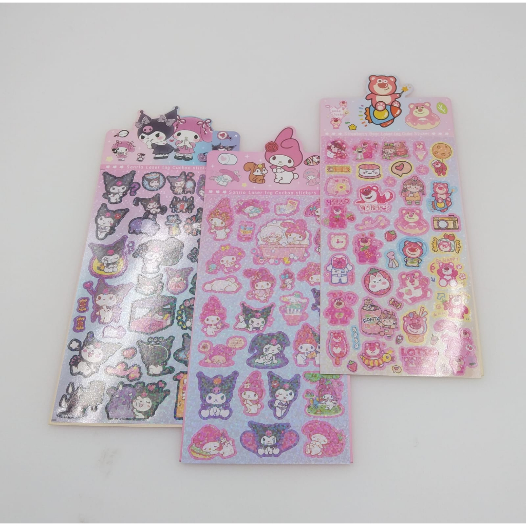 Lotso SANRIO MELODY HOLOGRAM STICKER/LOTSO SANRIO MELODY STICKER ...