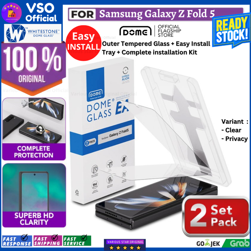 Original Tempered Glass Samsung Galaxy Z Fold 5 Fold5 5G 2023 ...