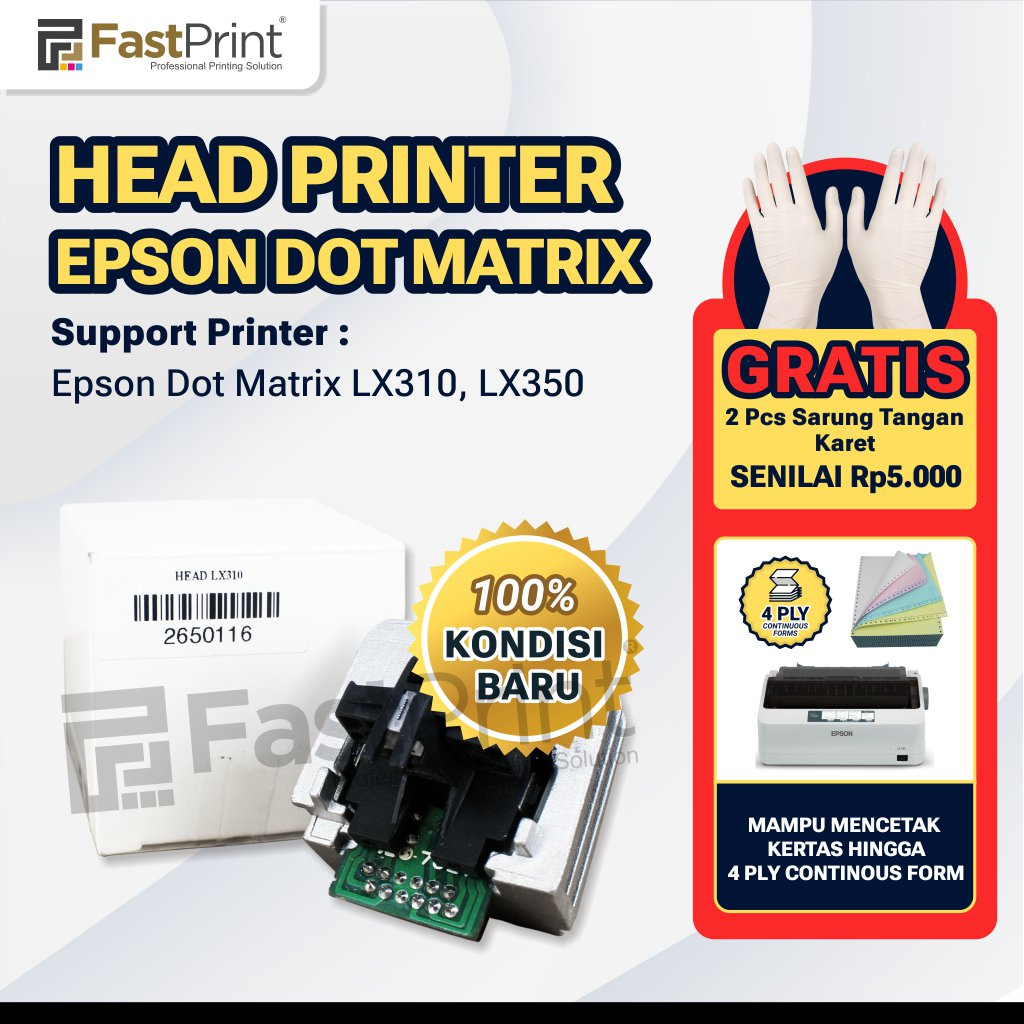 Epson Dot Matrix LX310 LX350 Printer Print Head | Shopee Philippines