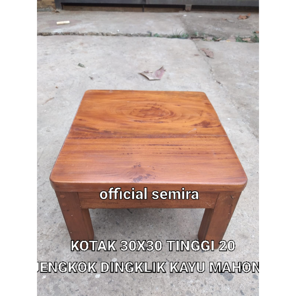 KAYU Mahogany Squat Chair/Squat/Squat/Multipurpose/Meatball Bench/Cafe ...