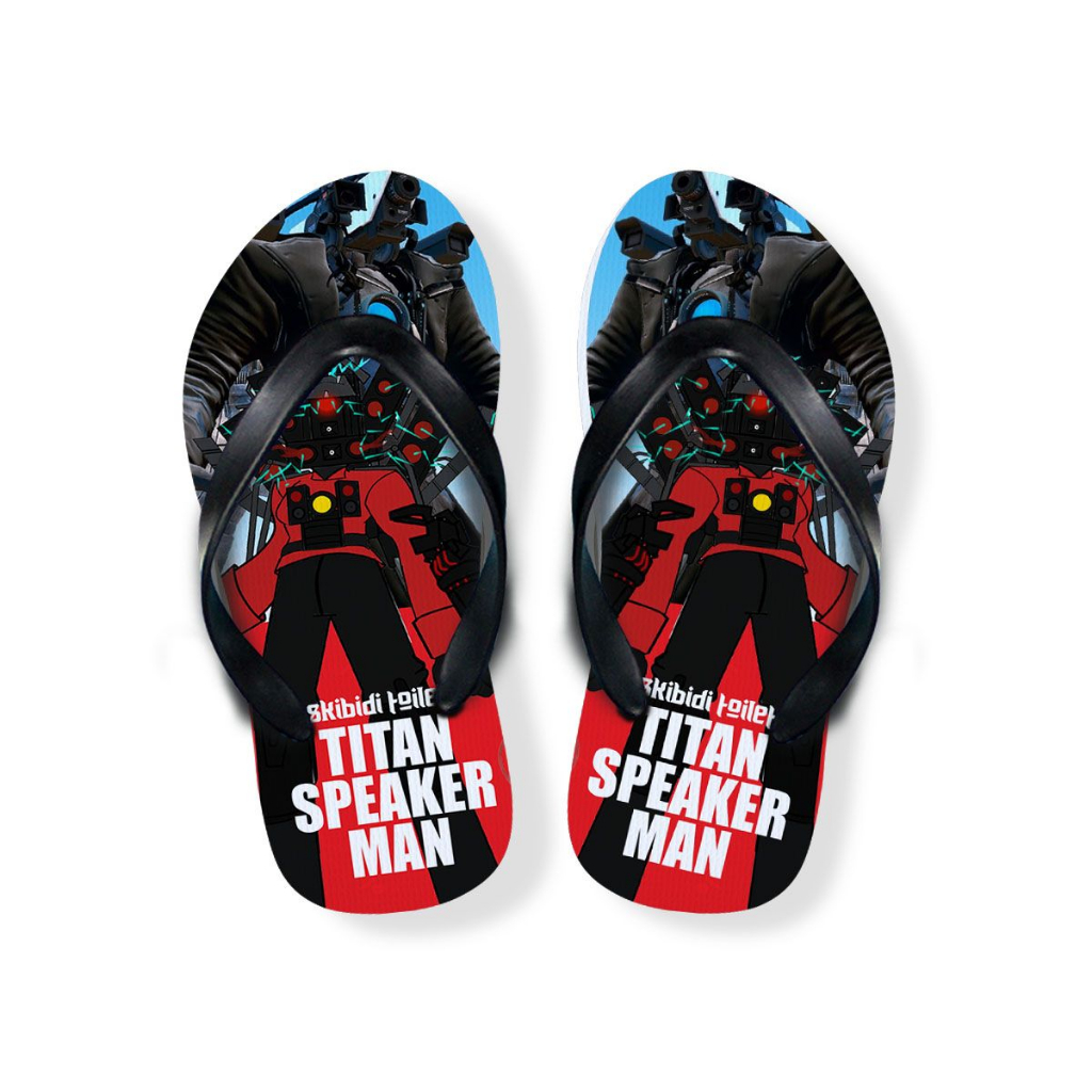 Skibidi Toilet Titan Speakerman Boys' Flip-flops | Shopee Philippines