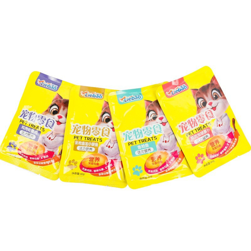 LieBao 80gram Cat Snack Cat Food has 4 flavors | Shopee Philippines