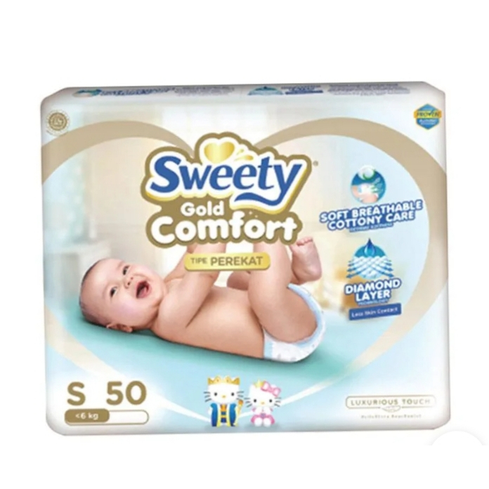 Sweety Gold Comfort NB52, S50/Sweety Bronze Adhesive NBS44 | Shopee ...
