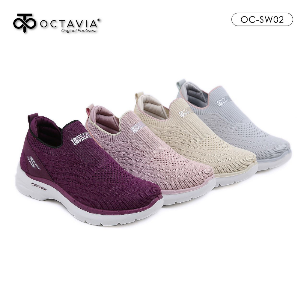 Octavia OC-SW02 Women's Shoes Extra Light Go Walk Arch Fit (I) | Shopee ...