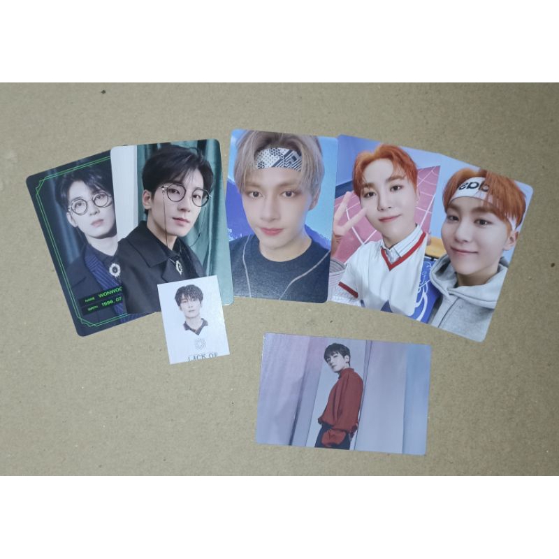 [ Pc photocard svt seventeen Bundle wonwoo wonu potter gameboi set ...