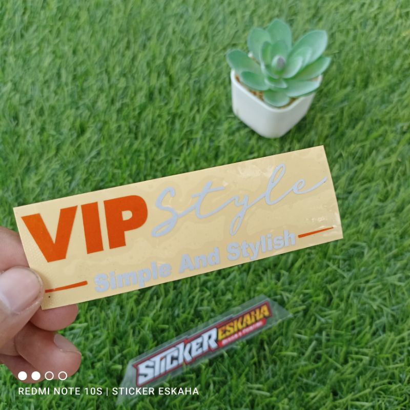 Vip Style Sticker Cutting Sticker | Shopee Philippines