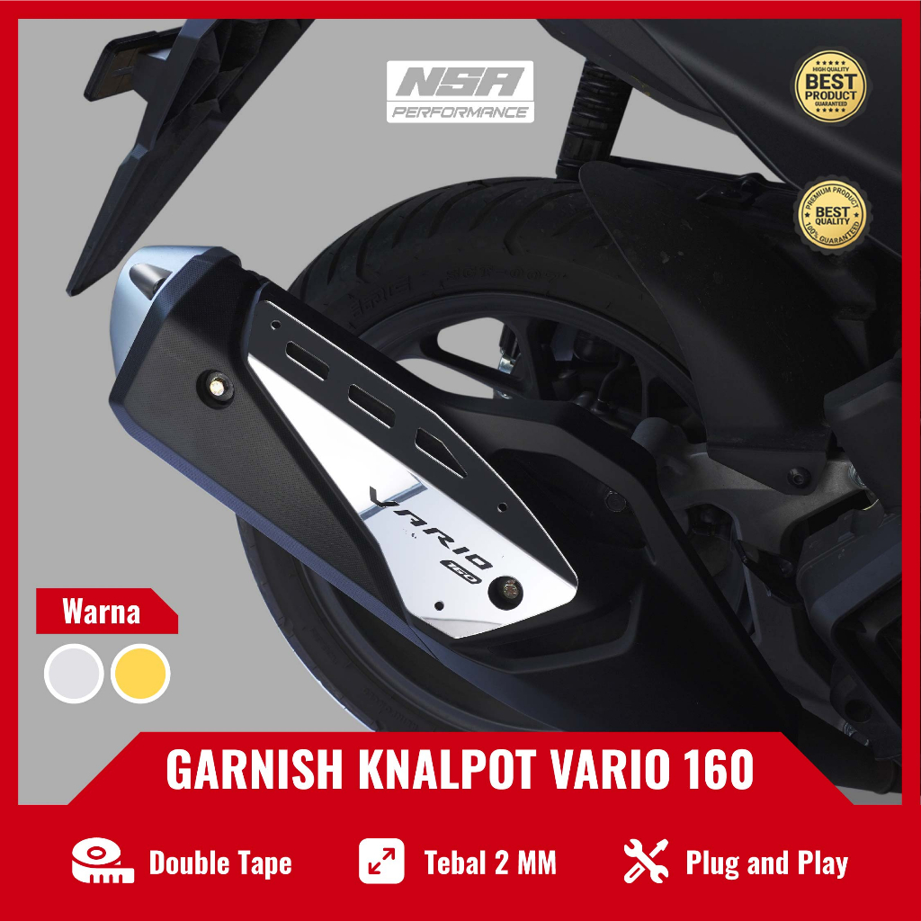 Nsa Exhaust GARNISH COVER VARIO 160 Exhaust COVER GARNISH COVER VARIO 160 | Shopee Philippines