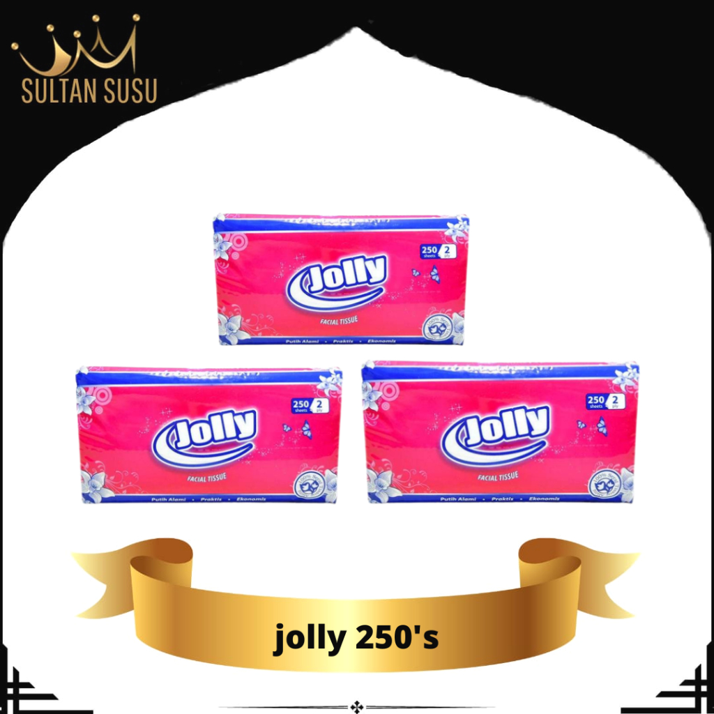 PUTIH Jolly Tissue 250sheets & jolly Dining Tissue White Color ...