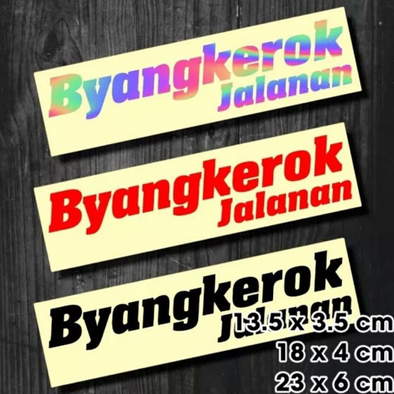 STICKER CUTTING BYANKEROK ROAD | Shopee Philippines