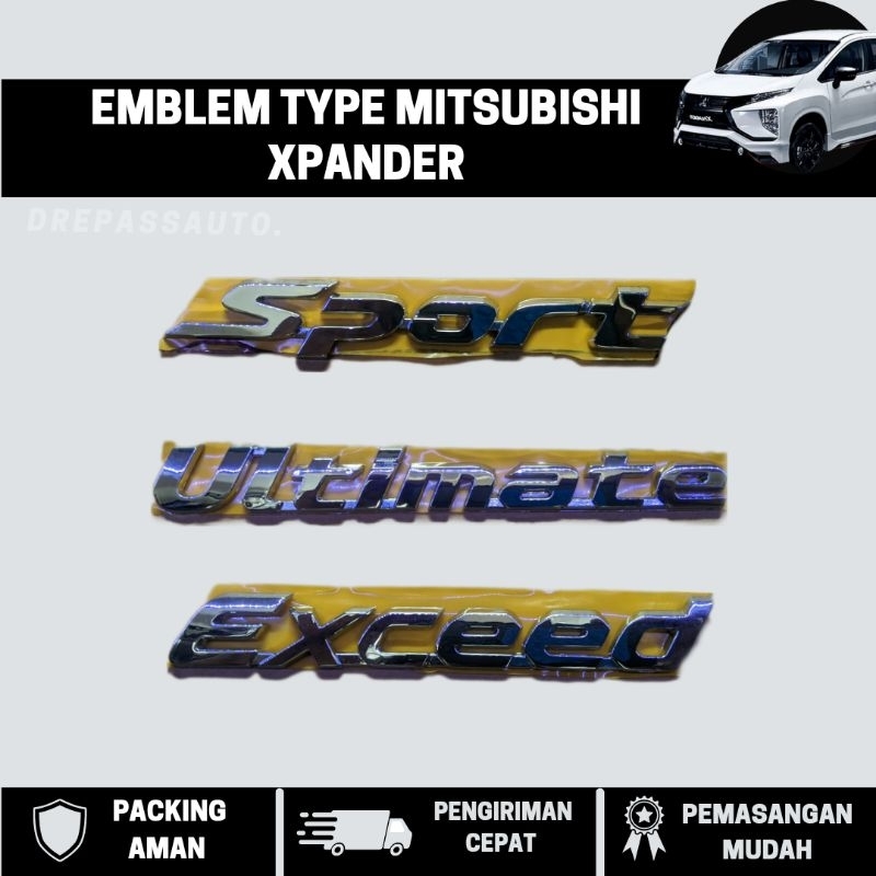 Ultimate SPORT Writing EMBLEM EXCEED XPANDER | Ultimate SPORT LOGO ...