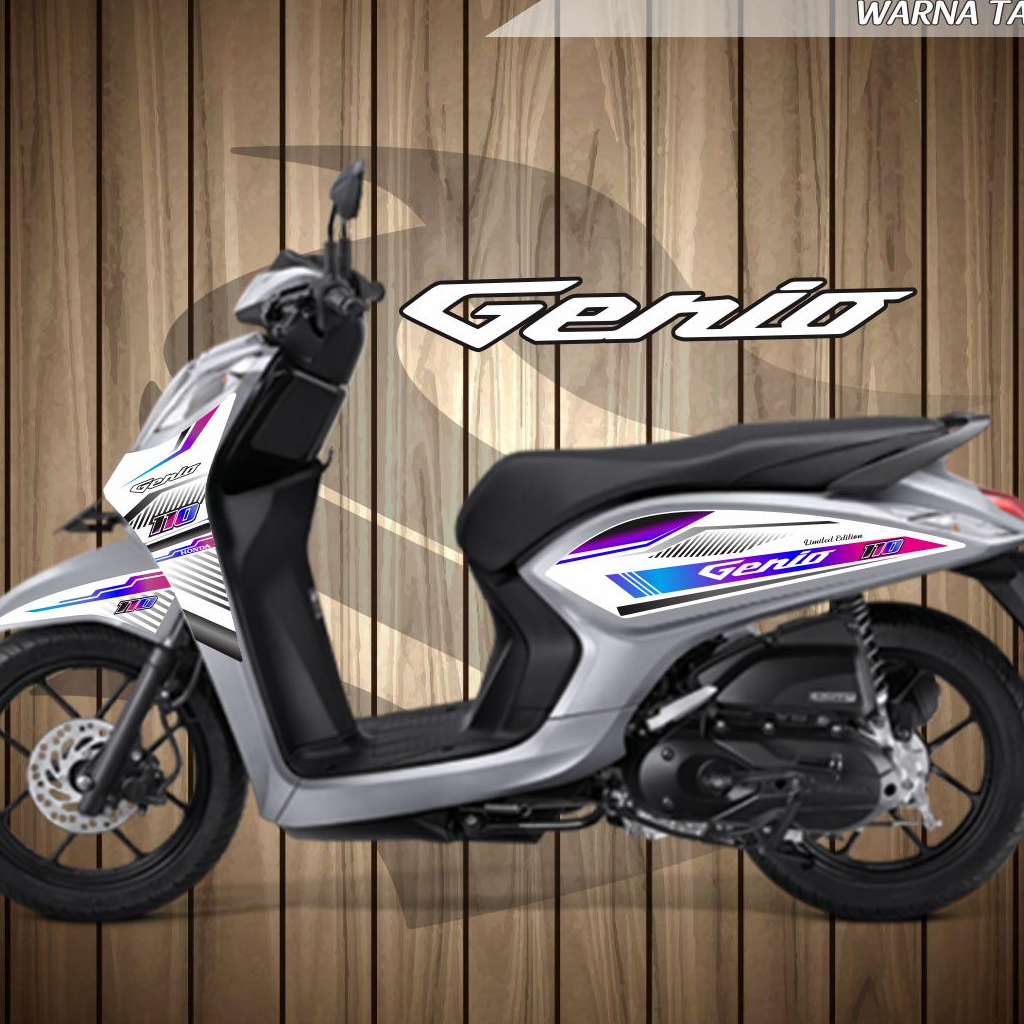 PUTIH Genio STRIPING Sticker Variations For HONDA GENIO Motorcycle NEW ...
