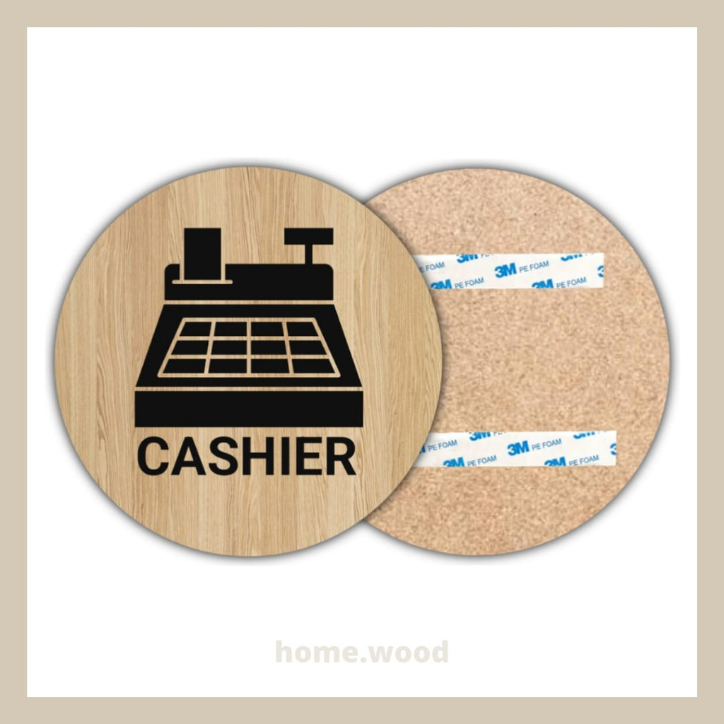 Signboard "CASHIER" | Sign "CASHIER" | Cafe DECORATIONS | Wall ...