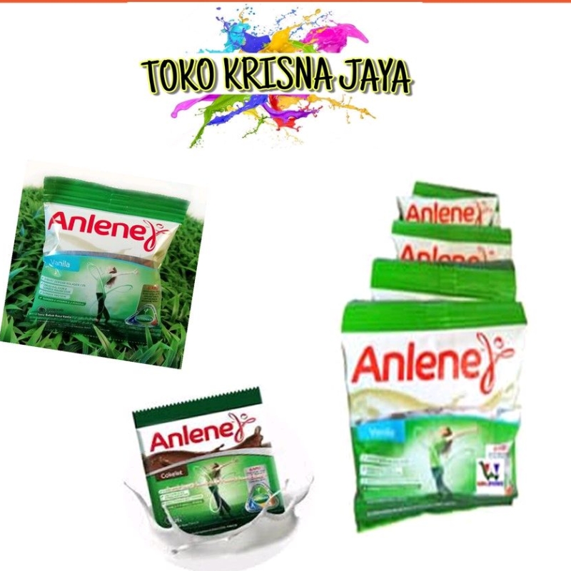 Chocolate Flavor ANLENE Milk Powder | Vanilla 1 Contents 10pcs X 25GR ...