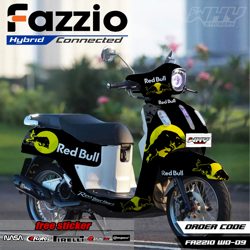 Yamaha Fazzio New 2022 2023 2024 Full Body Sticker Decal - Fazzio ...