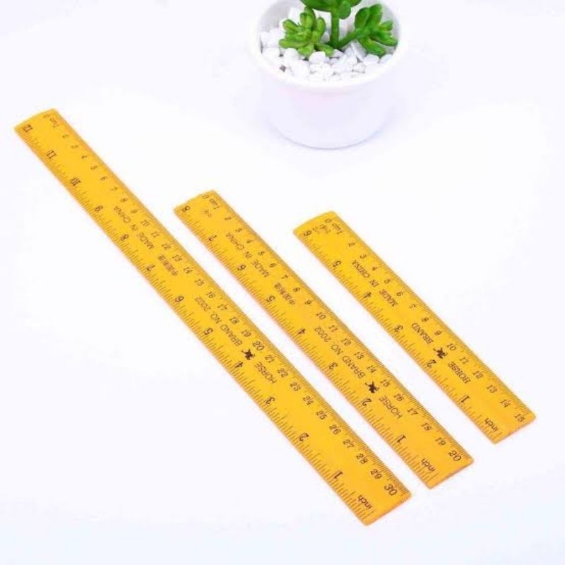 Wooden Ruler 30cm THICK QUALITY HORSE BRAND (1 pcs) | Shopee Philippines