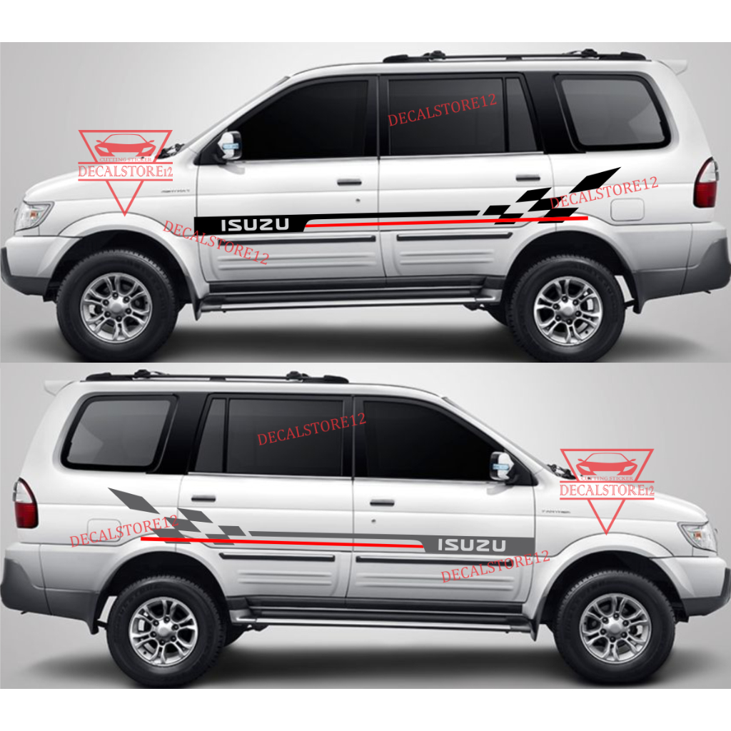 Isuzu panther car stickers, latest side line body striping list ...