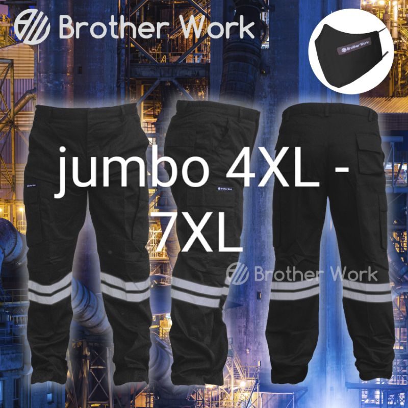 HITAM Safety Pants - Good jumbo Work Pants Black Color - jumbo wearpack ...