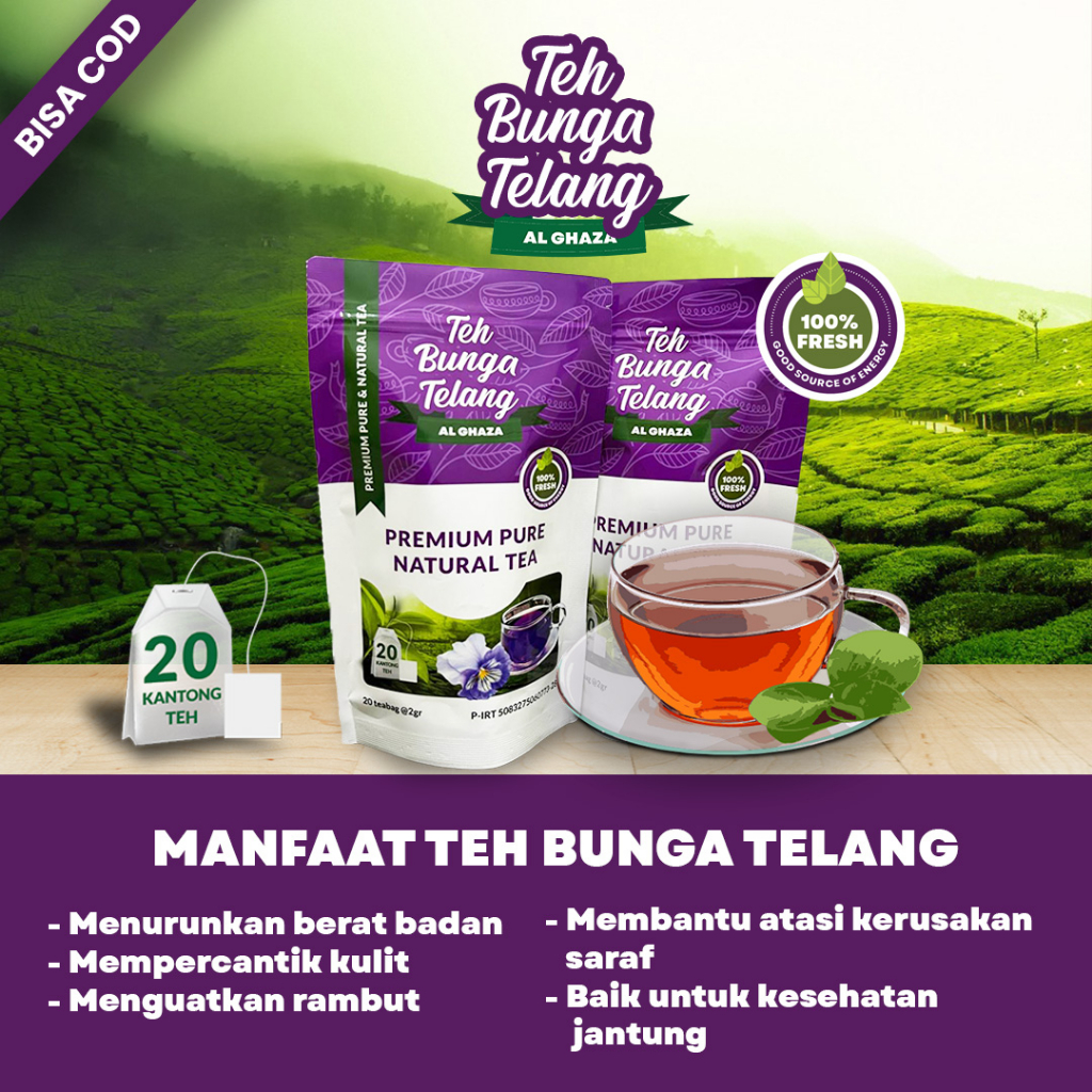 Eagle Flower Tea Alghaza / Butterfly Flower Tea / Eagle Tea | Shopee ...