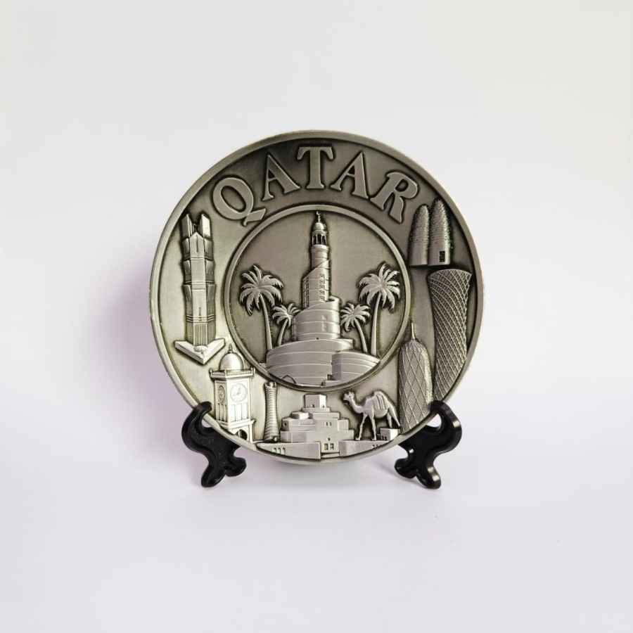 Qatar Plate Display Souvenirs By Middle East Countries | Shopee Philippines