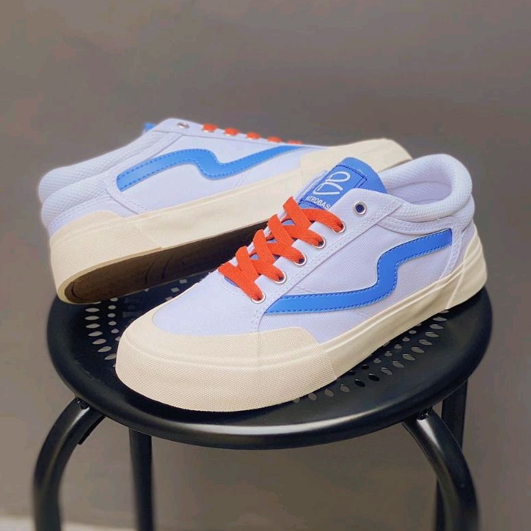 Patrobas Cloud White Blue & Red | Shopee Philippines