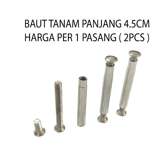 Planting Lock Bolts Harge Door Connector Screws Per 1 Pair | Shopee ...