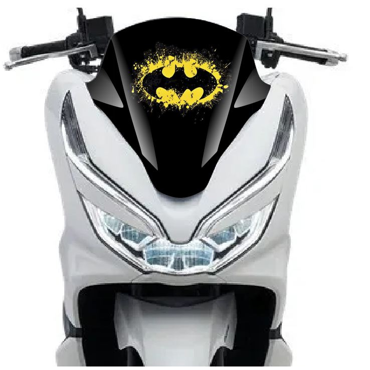 Honda PCX 150 / PCX 160 Motorcycle Visor Sticker - Batman Logo | Shopee ...