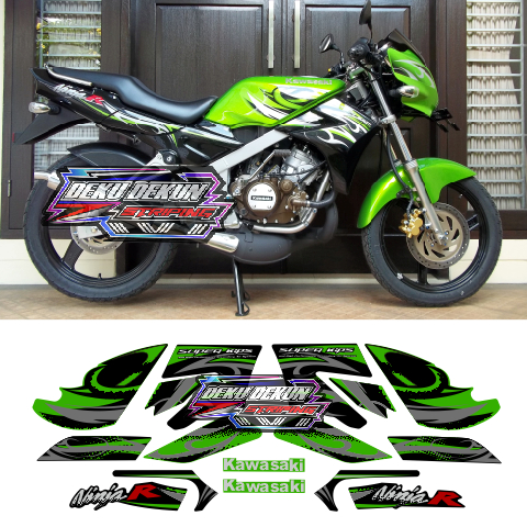 MESIN Striping Ninja R 150 2012 2013 Standard Color Complete Lamination ...