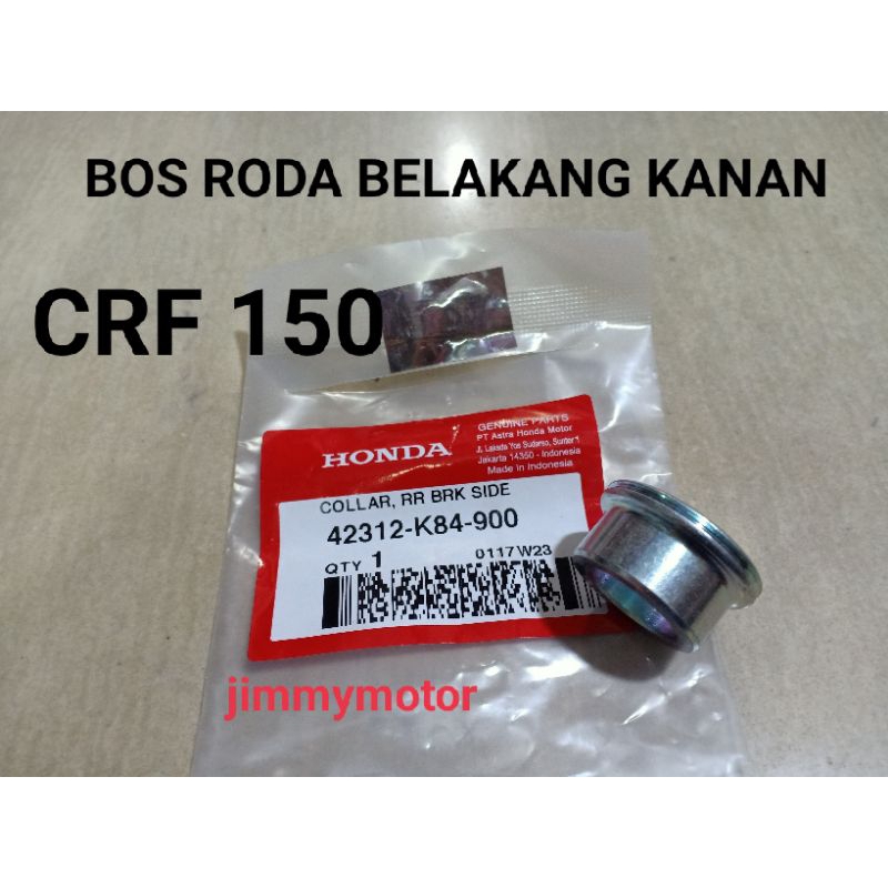 COLLAR BOS BUSHING REAR WHEEL RIGHT SIDE HONDA CRF 150 42312-K84-900 ...