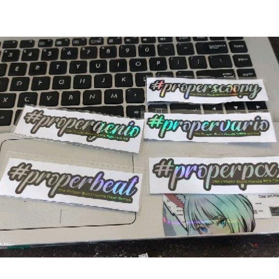 Honda matic Motorcycle proper Sticker | Shopee Philippines