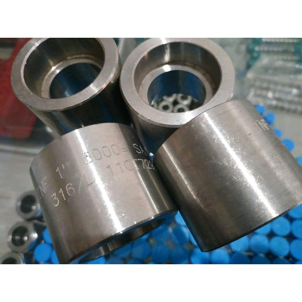 TNF FULL COUPLING 1 inch SS316 A182 CLASS 3000 FORGED SOCKET WELD ...
