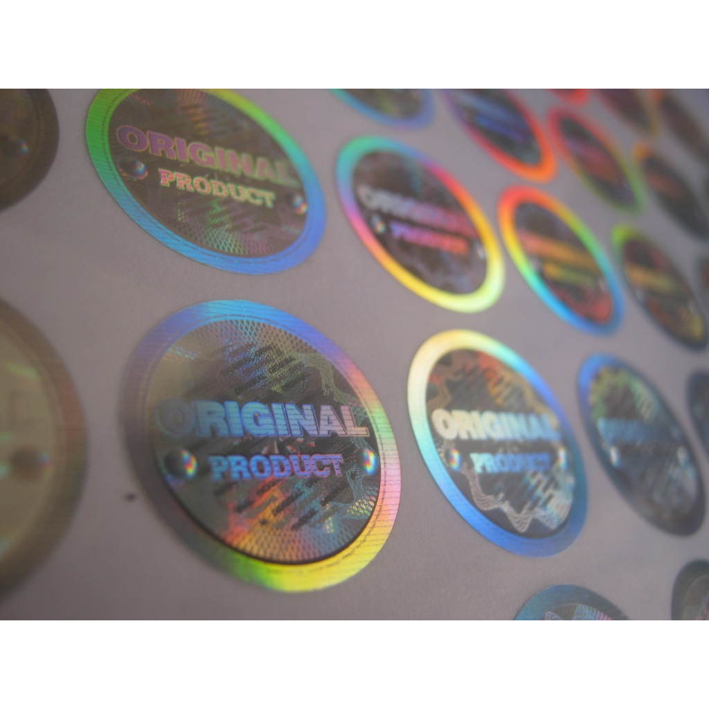 Round ORIGINAL HOLOGRAM Sticker | Shopee Philippines