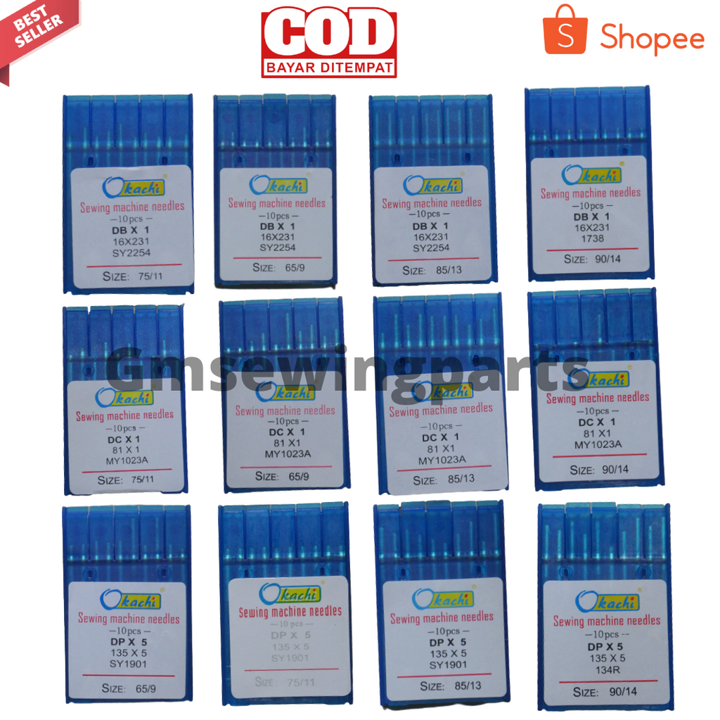 MESIN OKACHI DBX1 DCx1 DPX5 sewing machine needle | Shopee Philippines