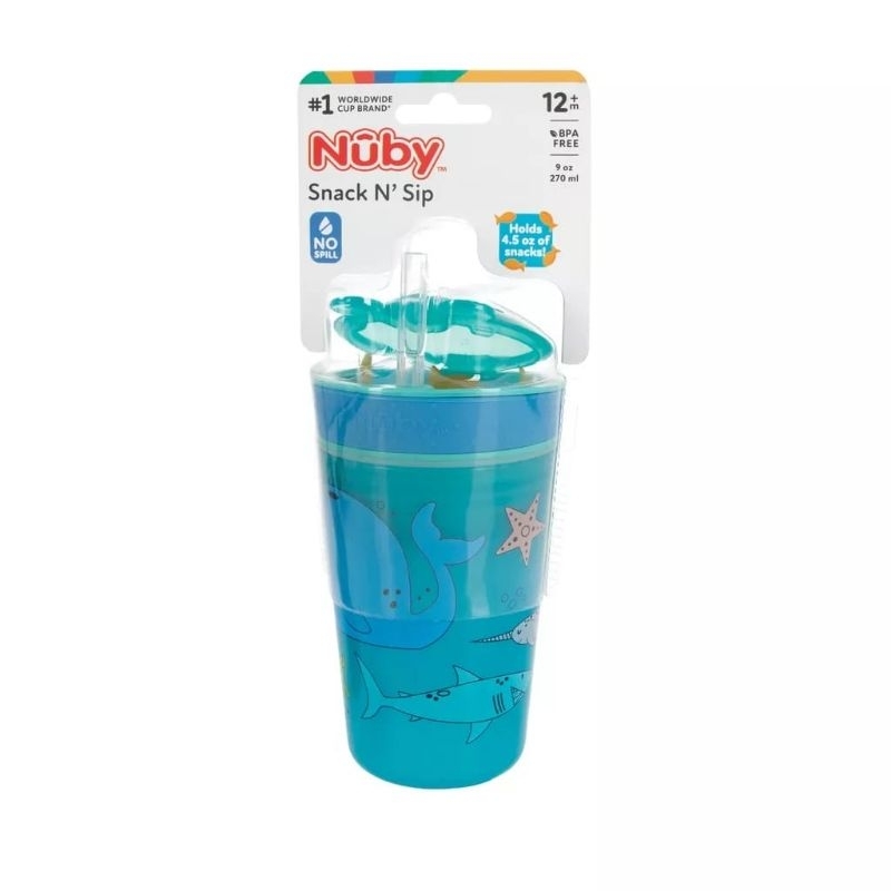 Nuby Snack N Sip Cup | Shopee Philippines